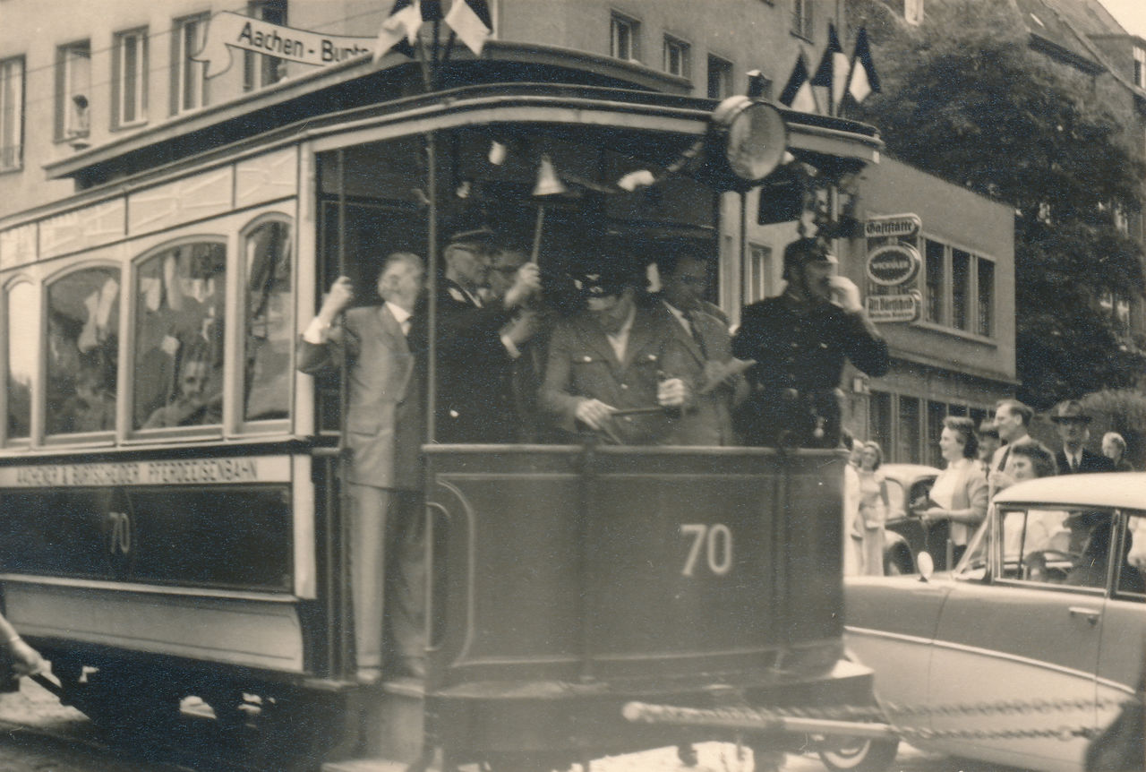 Alte Straßenbahn in Aachen - WDR Digit